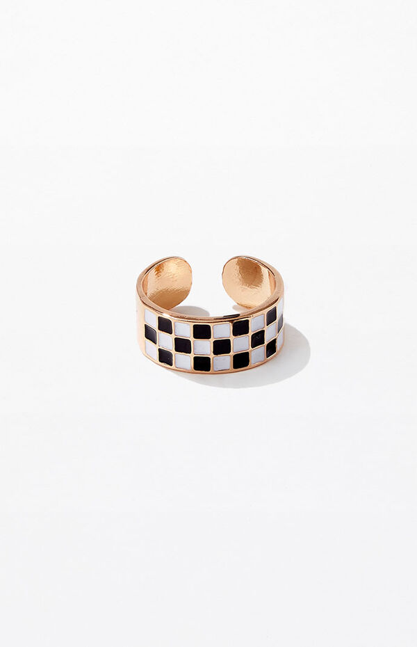 Pacsun Checker Ring | PacSun