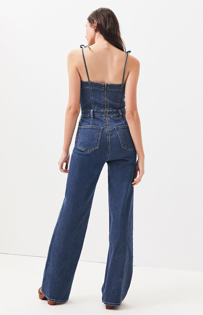 PacSun Bustier Denim Jumpsuit | PacSun