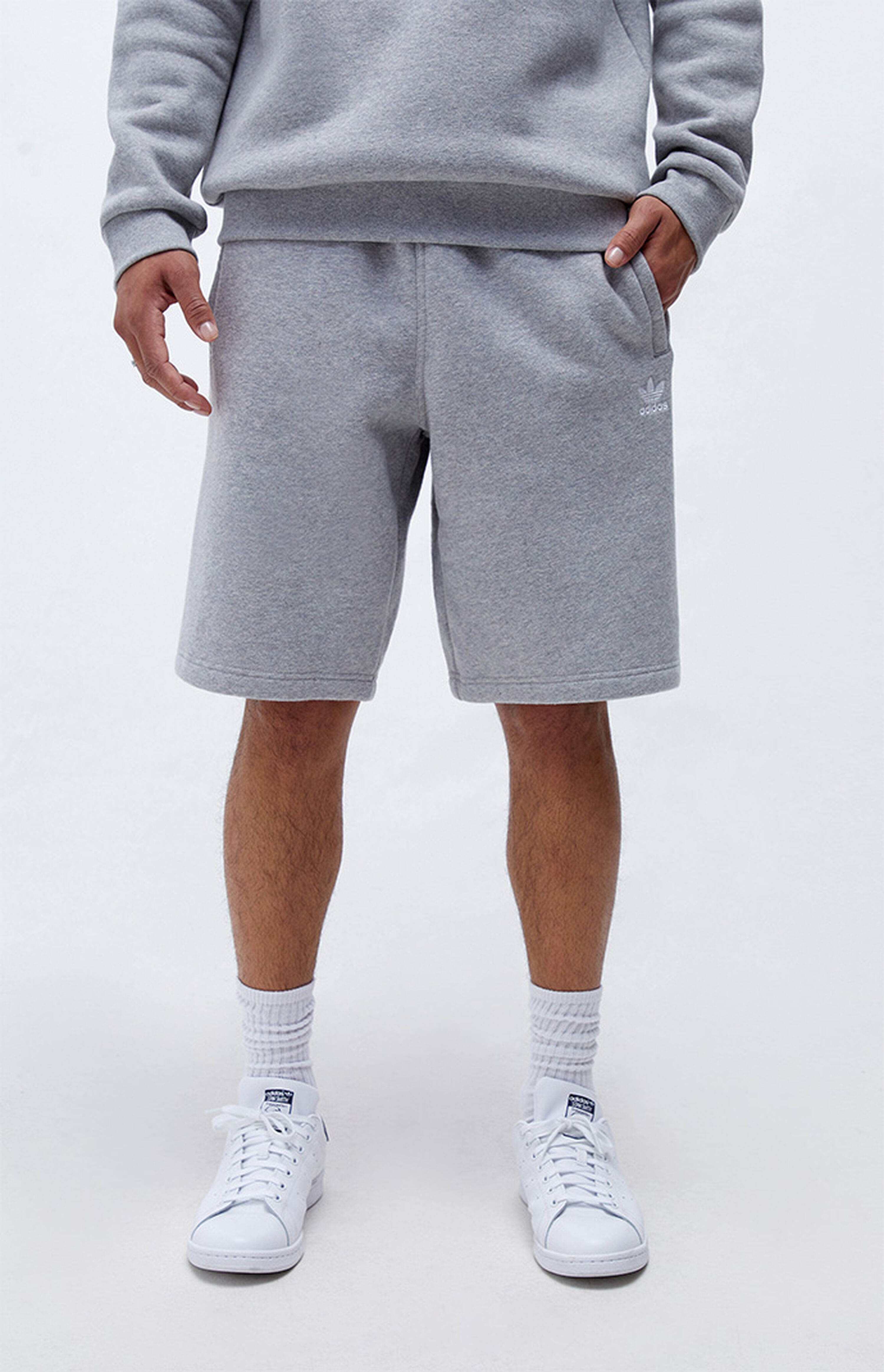 adidas Light Heather Essentials Sweat Shorts | PacSun