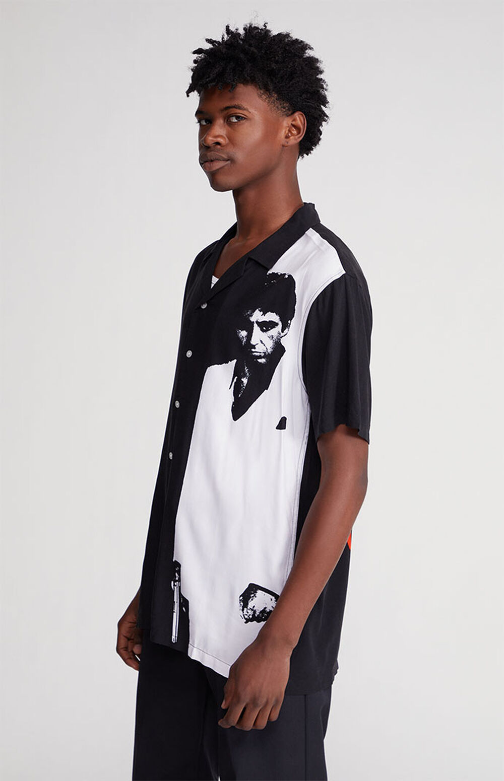 Pacsun Scarface Woven Camp Shirt | Pacsun