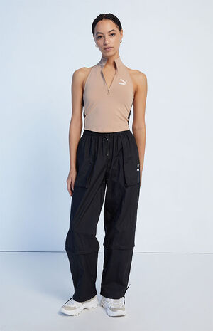 Puma Tan T7 Half Zip Tank Top | PacSun