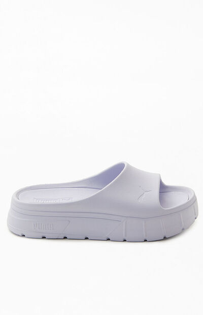 Puma Women's Lavender Mayze Stack Injex Slide Sandals | PacSun