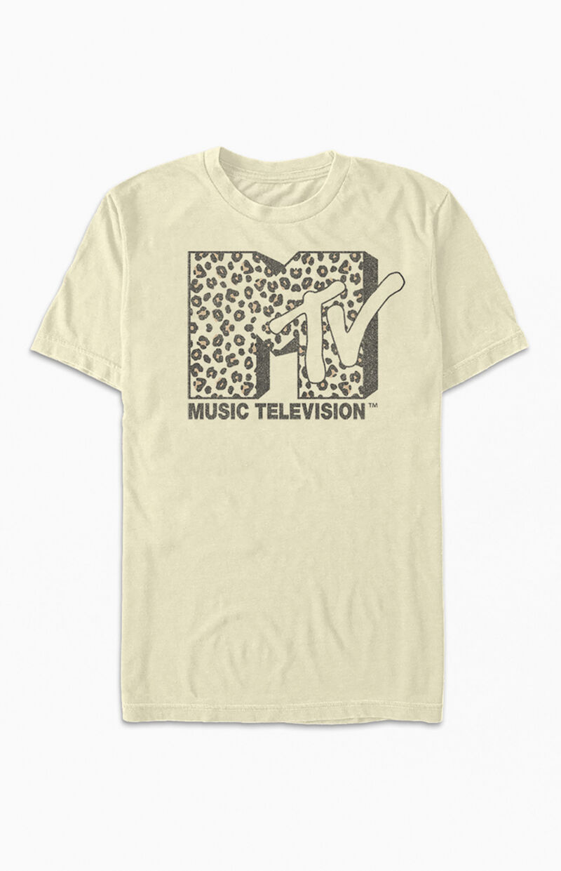 MTV Leopard Logo T-Shirt | PacSun