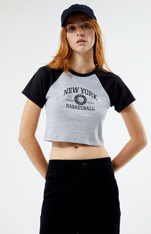 Golden Hour New York Basketball Raglan T-Shirt | PacSun