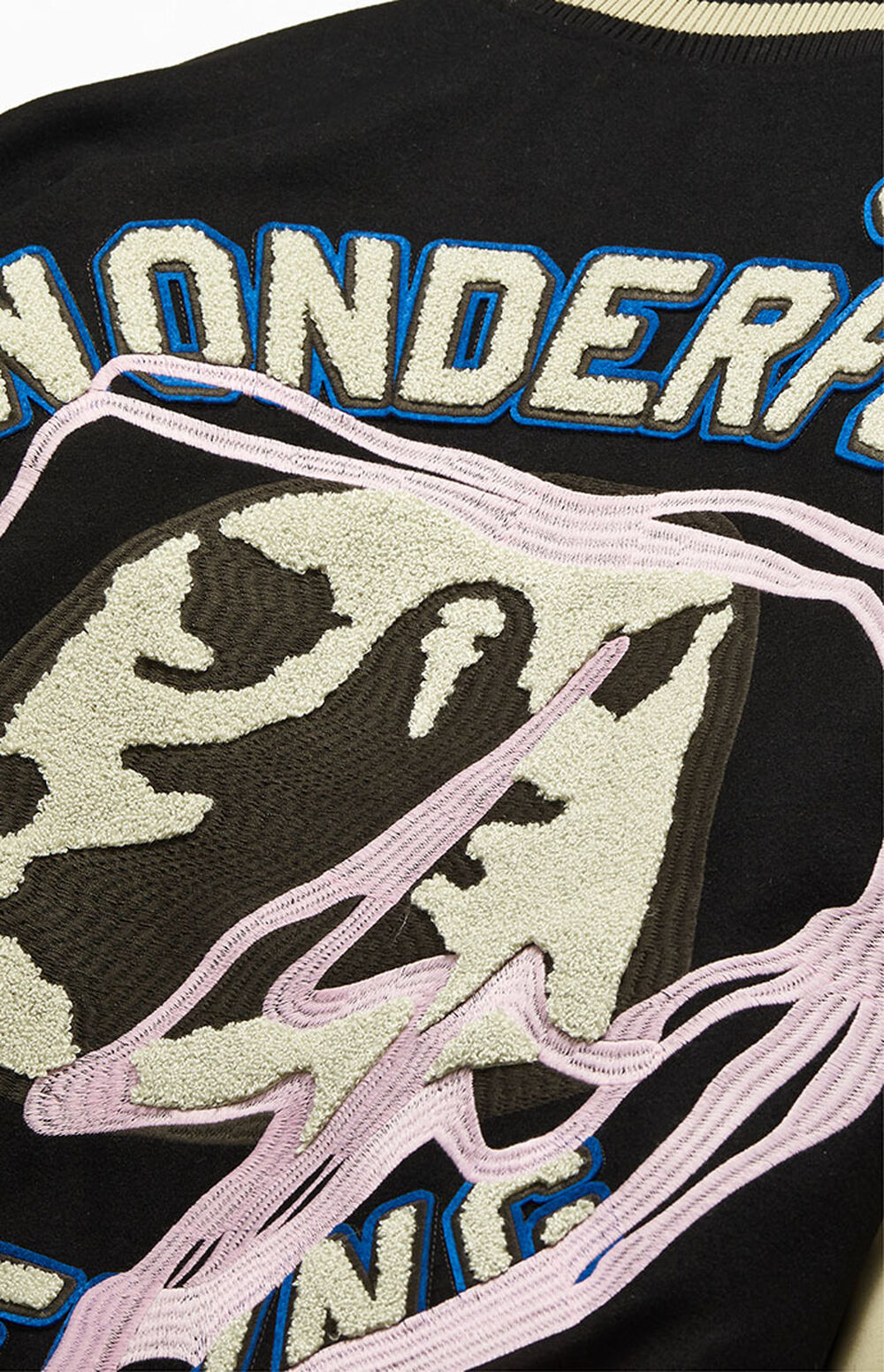 Travis Scott x Fragment Manifest Letterman Jacket | PacSun