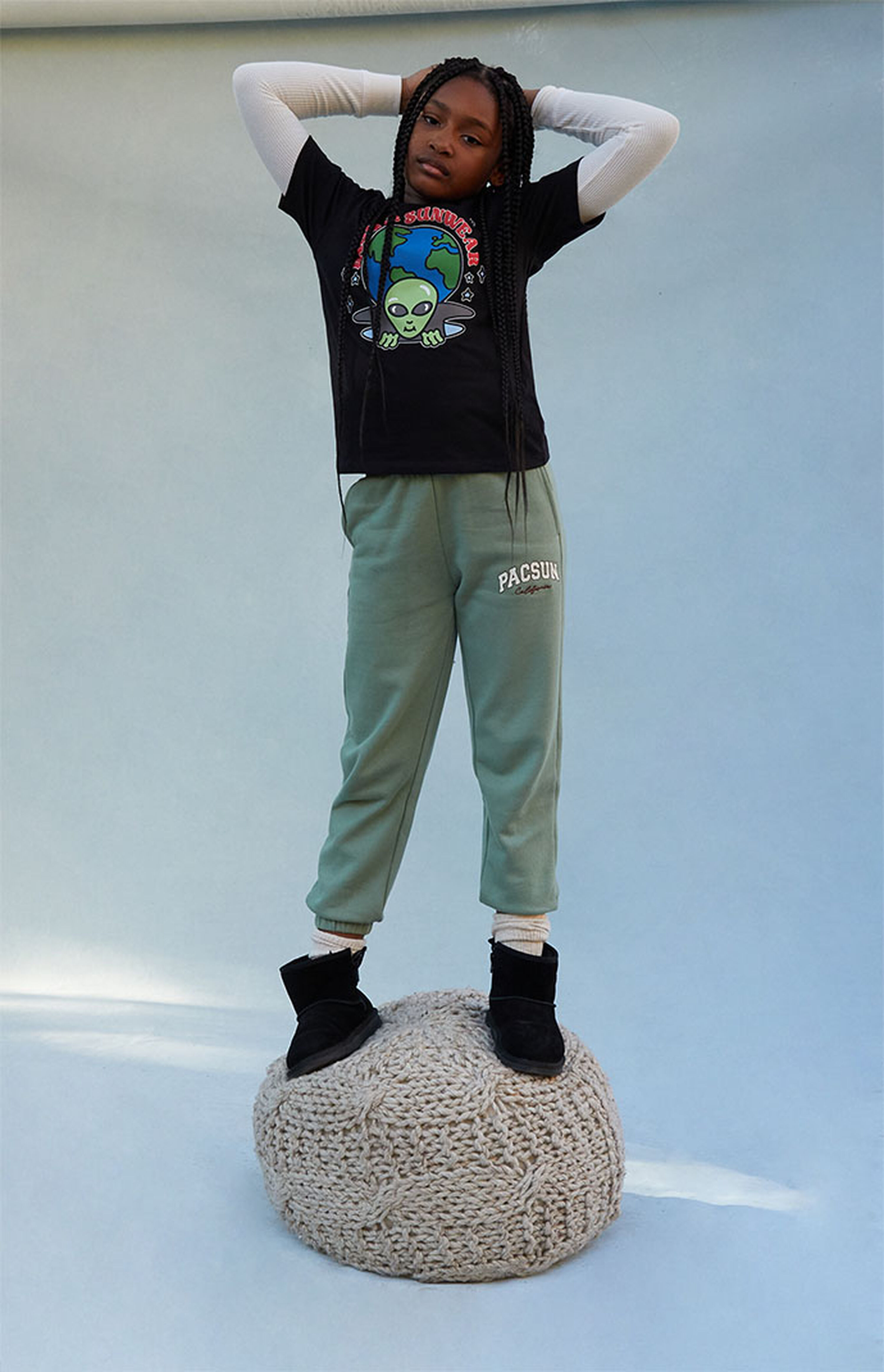 Pacsun Kids Alien Earth T-Shirt | Pacsun