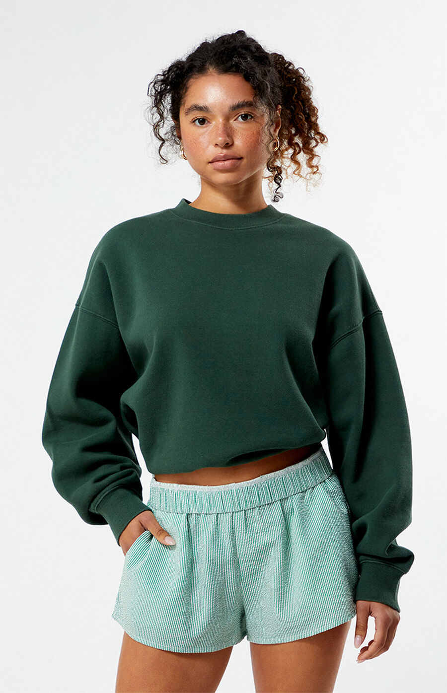 Pacsun Seersucker Pull-On Shorts | PacSun