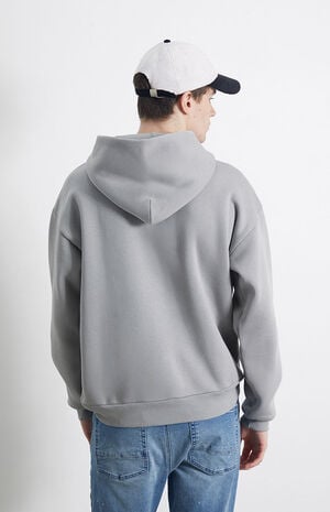 solid gray hoodie