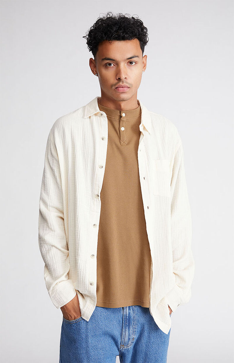 Pacsun Classic Textured Long Sleeve Shirt | PacSun