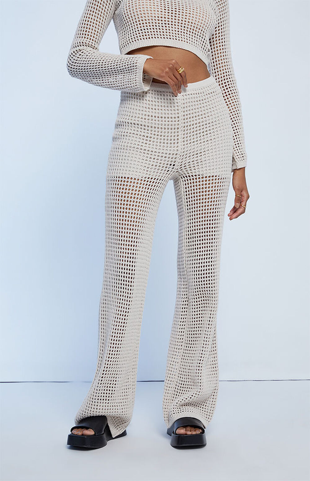 LA Hearts Ava Crochet Pants | PacSun