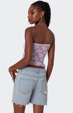 Ballet Sheer Lace Tube Top | PacSun