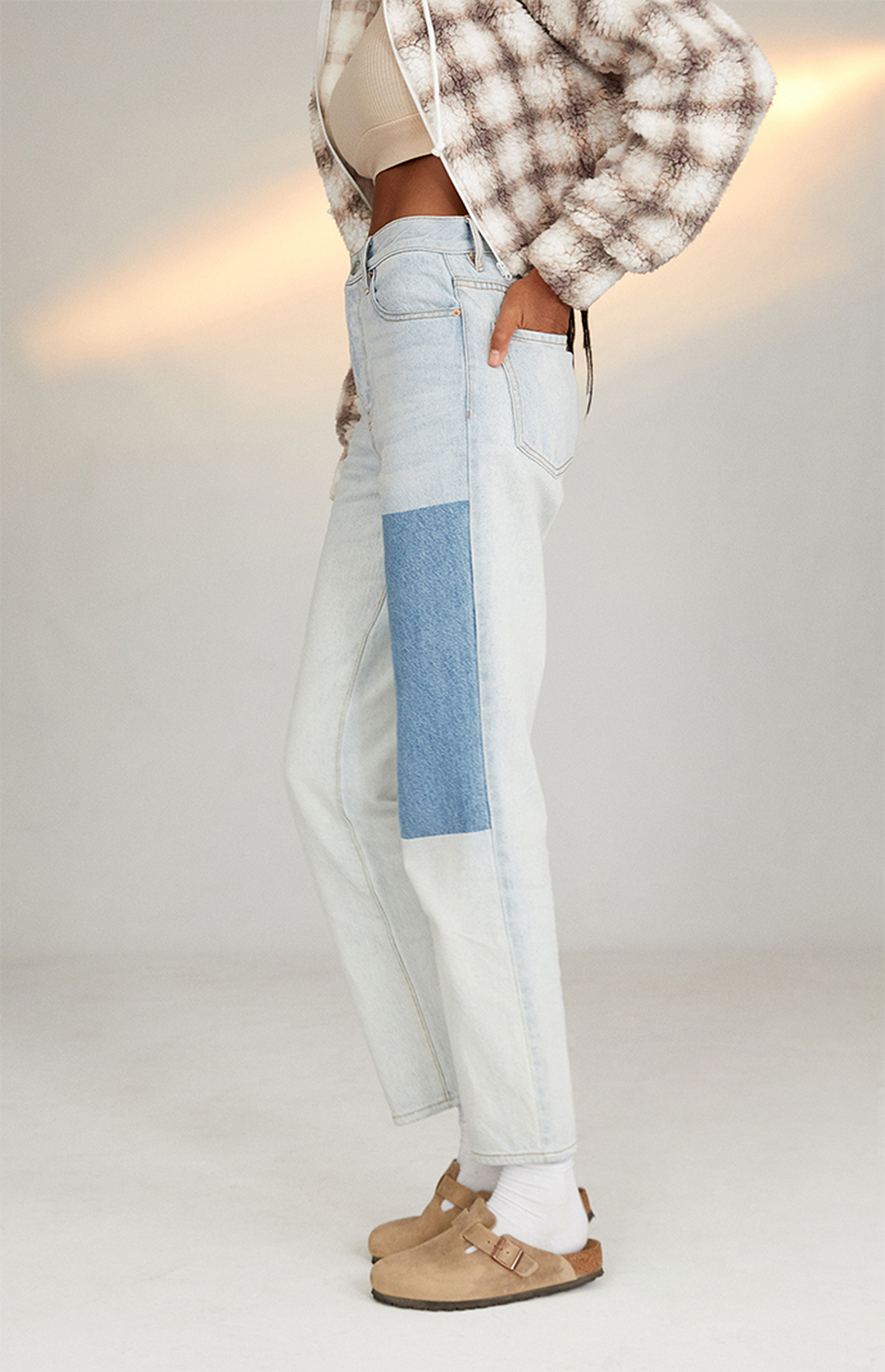 Pacsun Eco Repair Stripe Dad Jeans | Pacsun