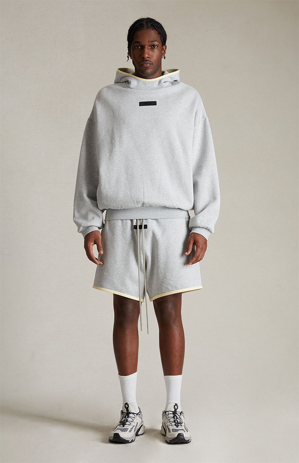 Fear of God ESSENTIALS Light Heather Grey Hoodie | PacSun