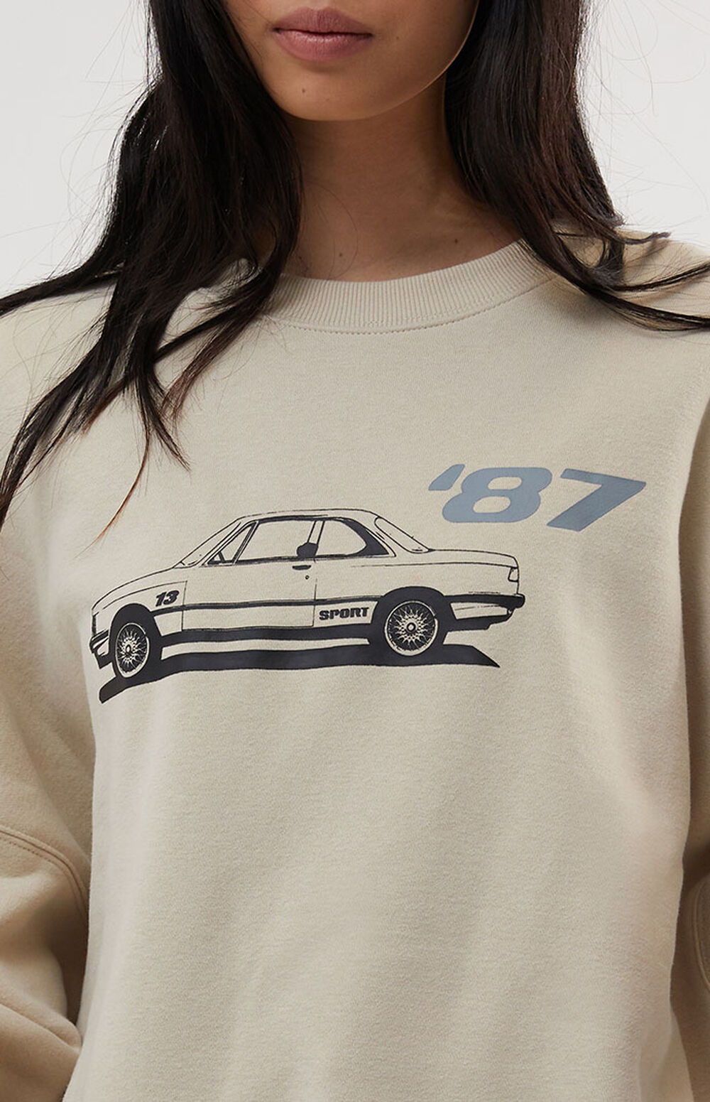 Pacsun '87 Car Crew Neck Sweatshirt | PacSun