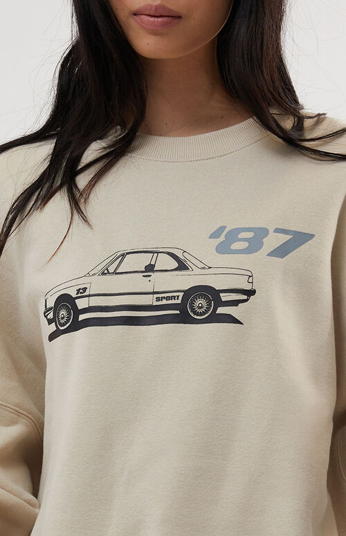Pacsun '87 Car Crew Neck Sweatshirt | Pacsun