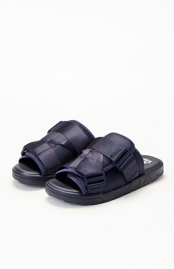 Kappa Navy Authentic Bastian 1 Slide Sandals | Pacsun