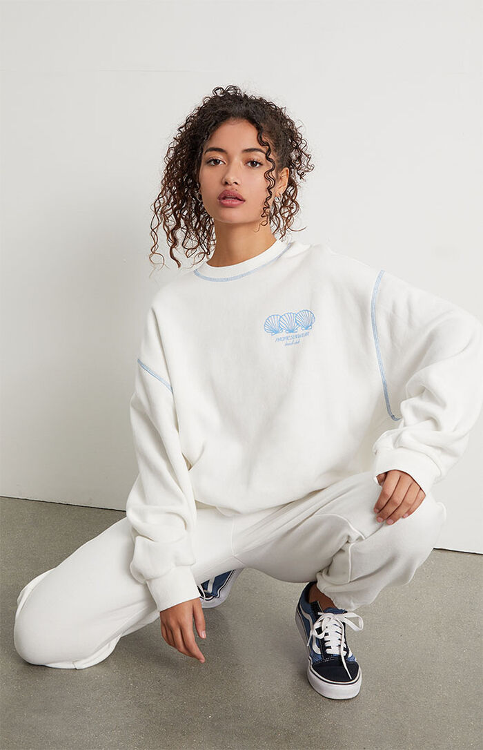 PacSun Pacific Sunwear Beach Club Crew Neck Sweatshirt | PacSun