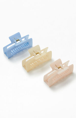 PacSun 3 Pack Pastel Claw Clips | PacSun