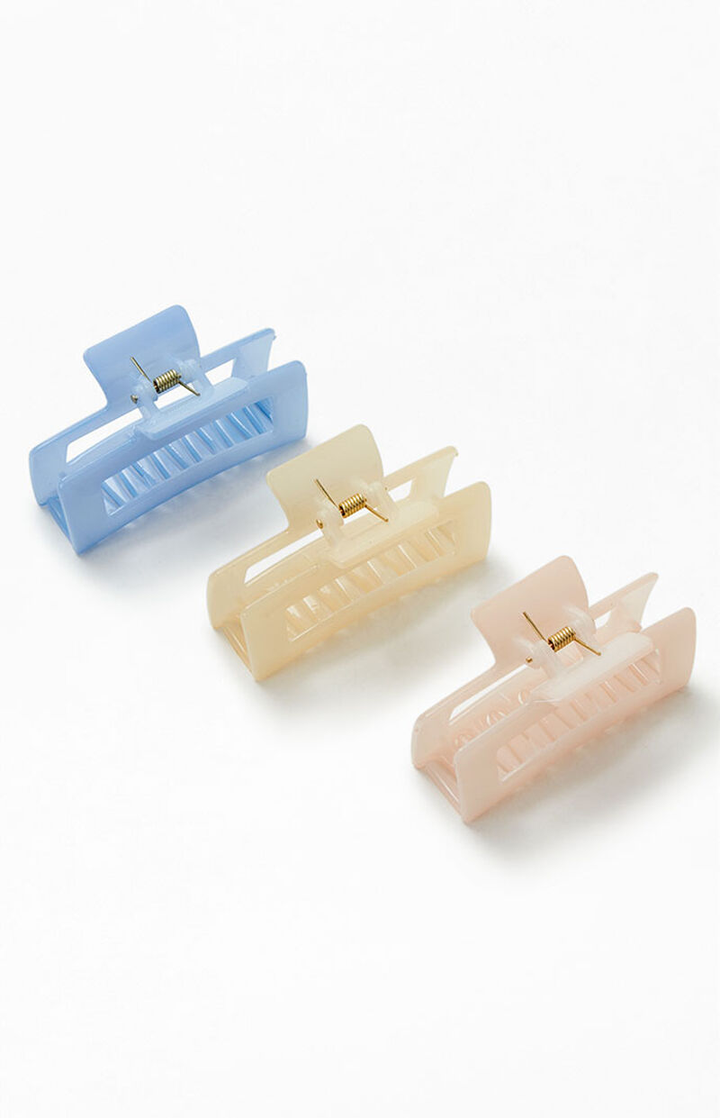 PacSun 3 Pack Pastel Claw Clips | PacSun