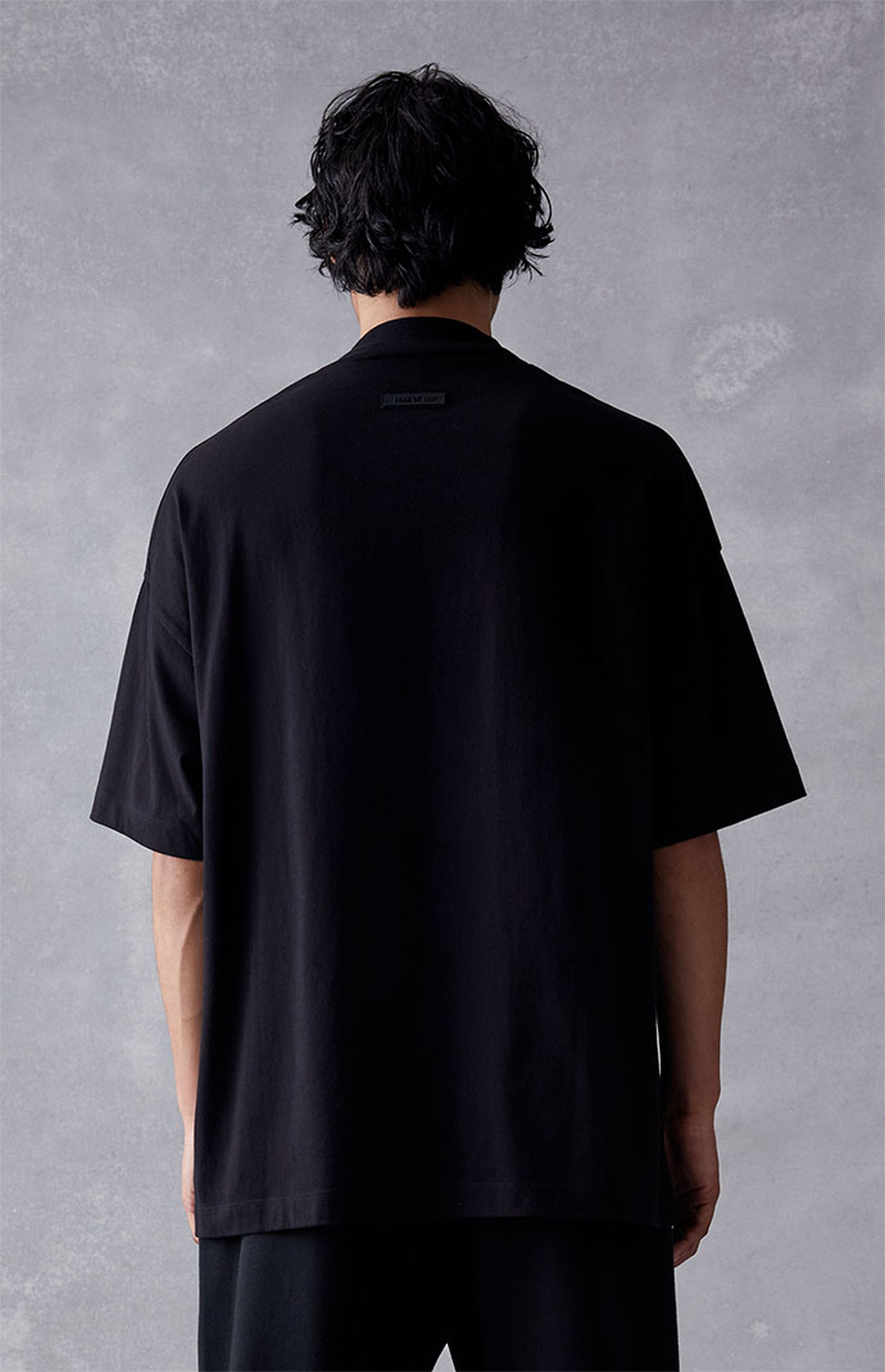 Fear of God Essentials Jet Black T-Shirt | PacSun