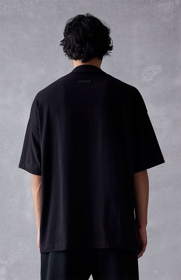 Fear of God Essentials Jet Black T-Shirt | PacSun