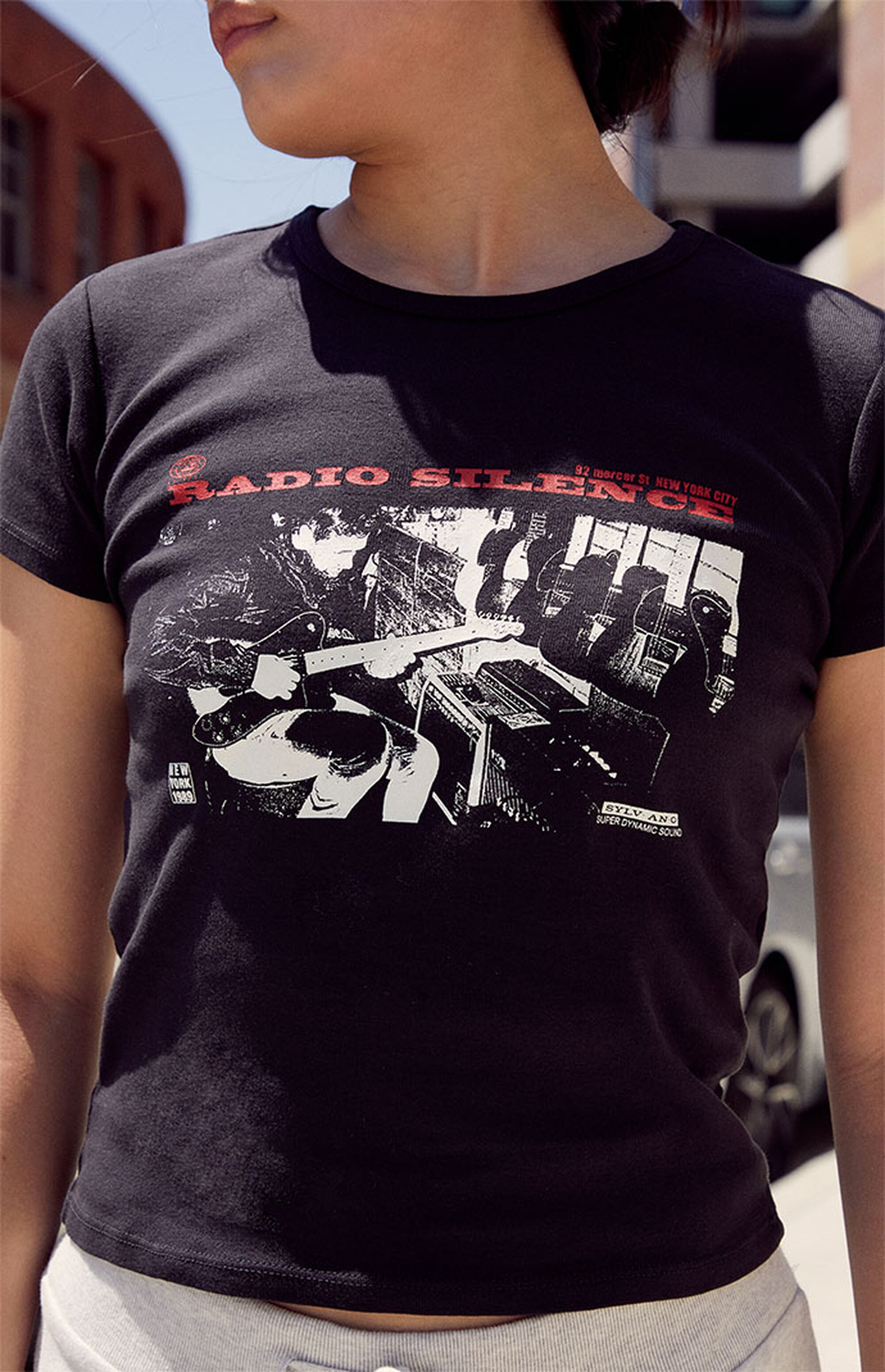 John Galt Hailie Radio Silence T-Shirt | PacSun