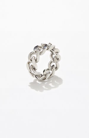 Pacsun Silver Cuban Ring | PacSun