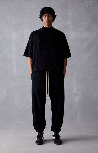 Fear of God Essentials Jet Black Sweatpants | PacSun