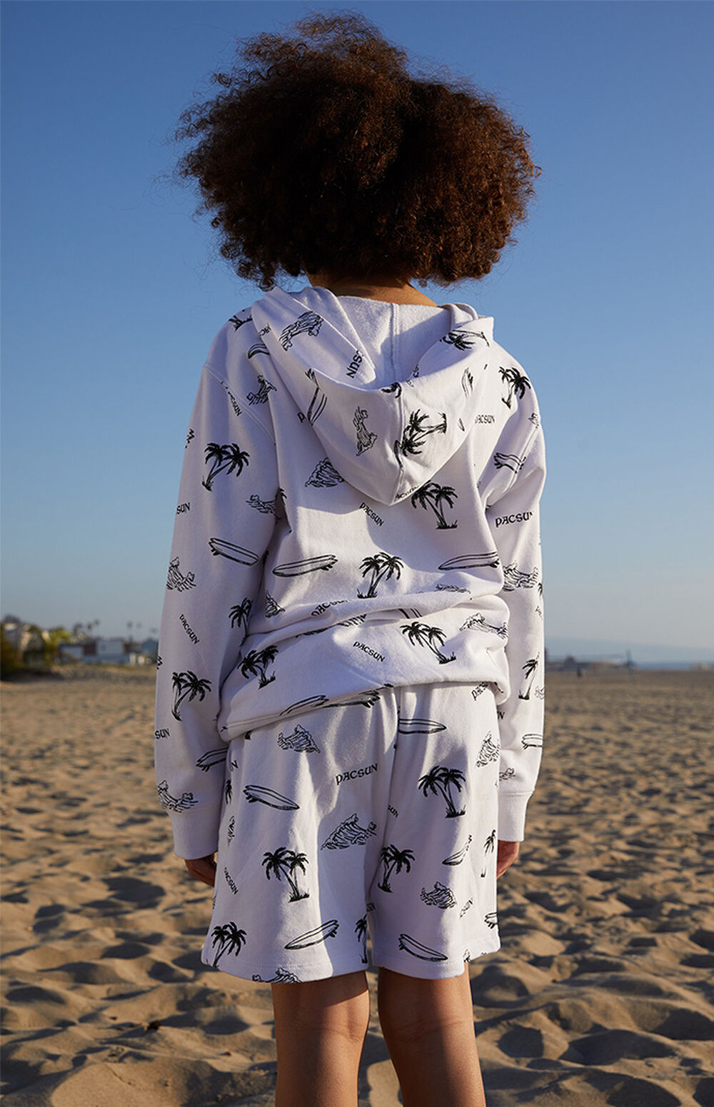 Pacsun Kids Surf AOP Sweat Shorts | PacSun