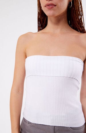LA Hearts Florence Fold-Over Tube Top | PacSun