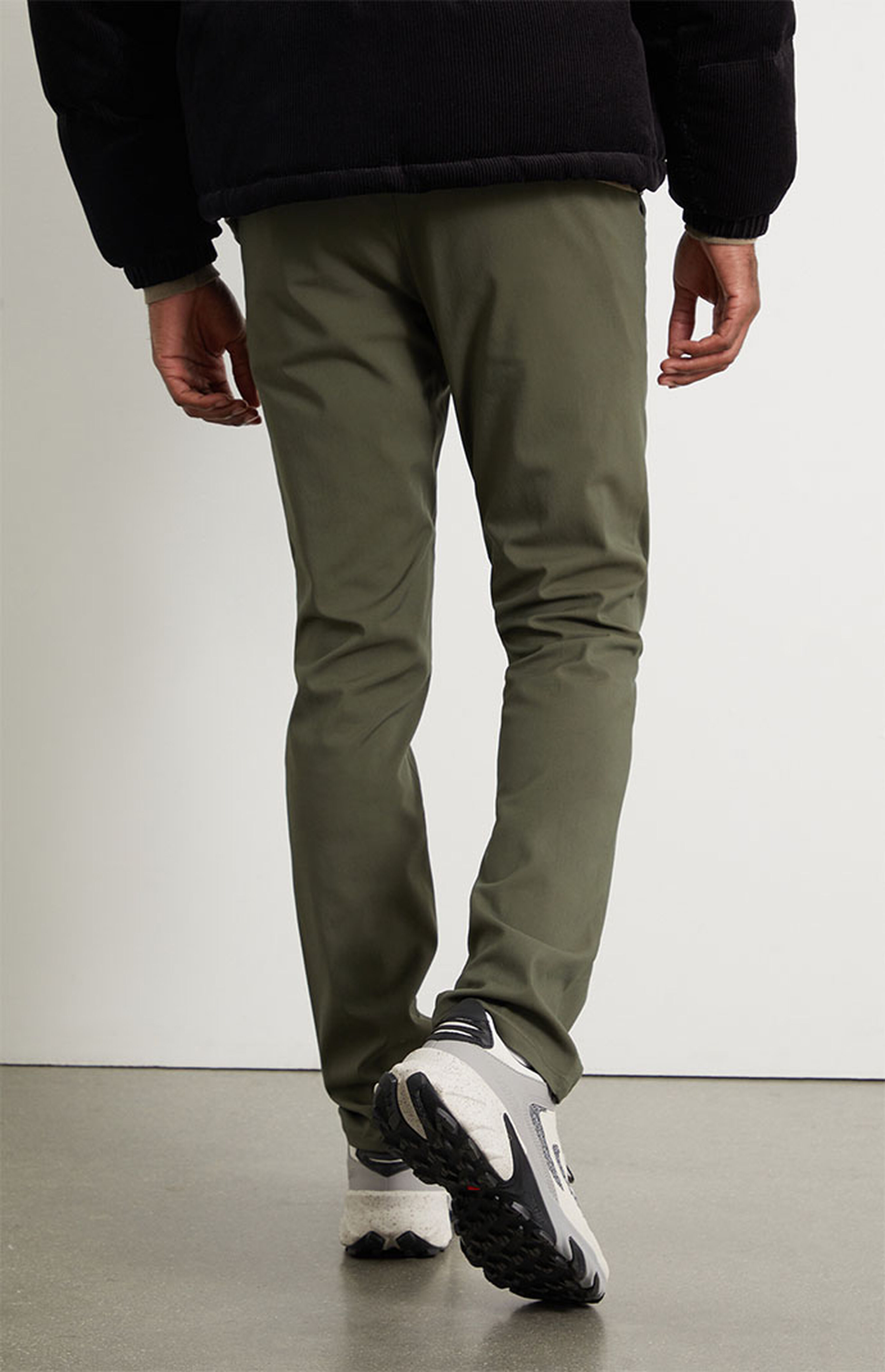 Pacsun Olive Slim Chino Comfort Stretch Pants | PacSun