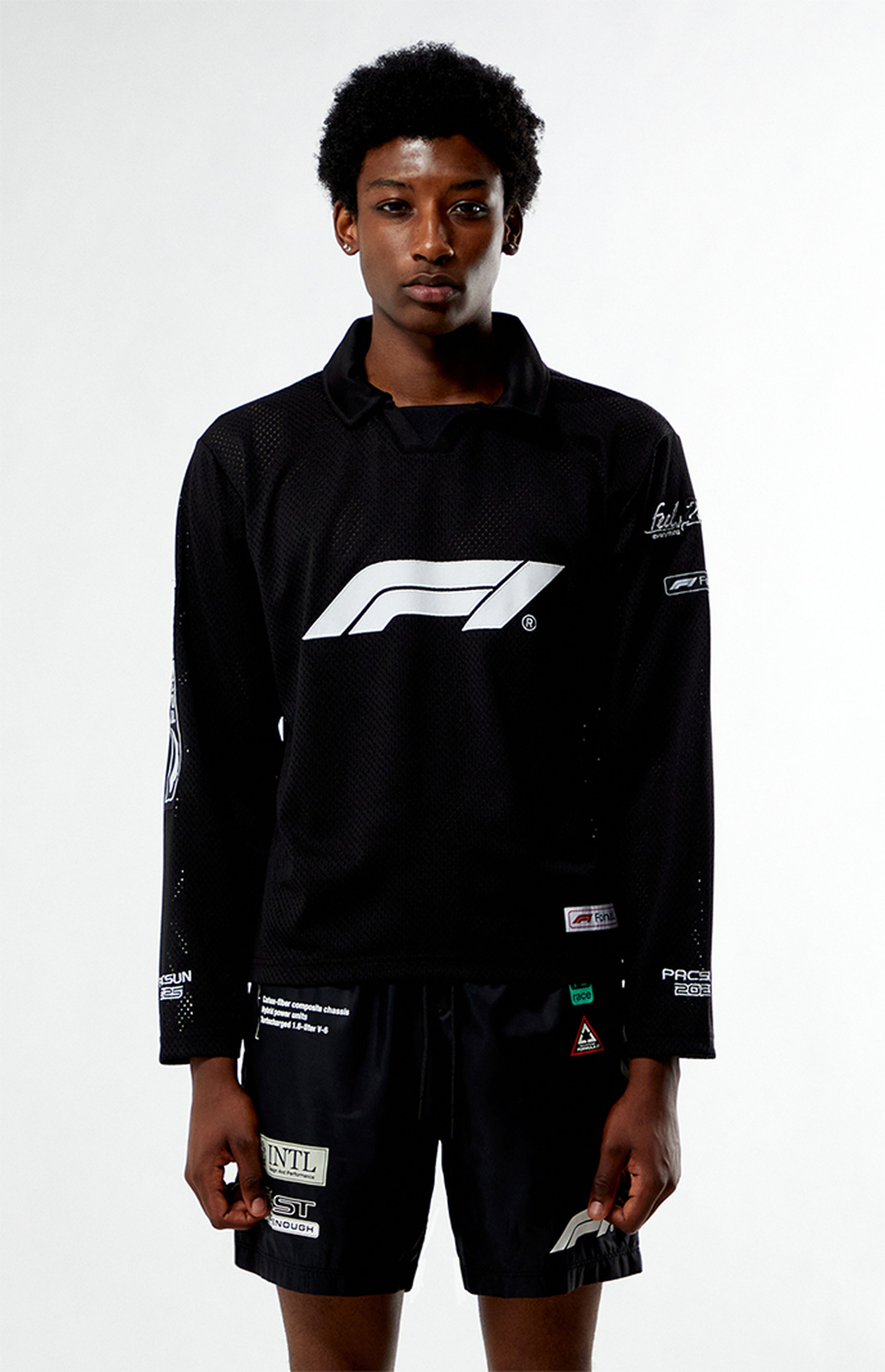 Formula 1 x PacSun Miami Black Long Sleeve Apex Jersey | PacSun