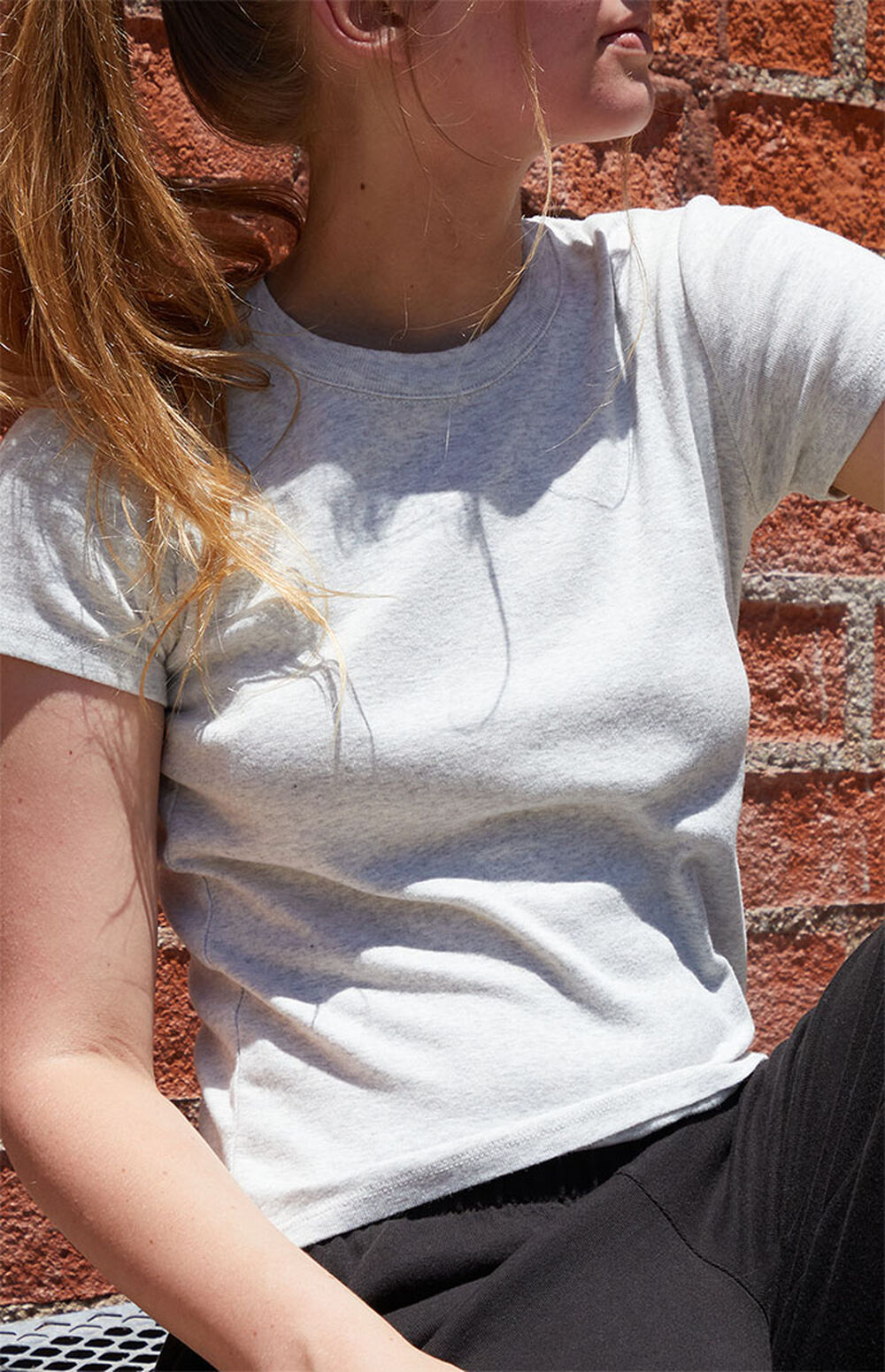 John Galt White Ashley Basic T-Shirt | PacSun