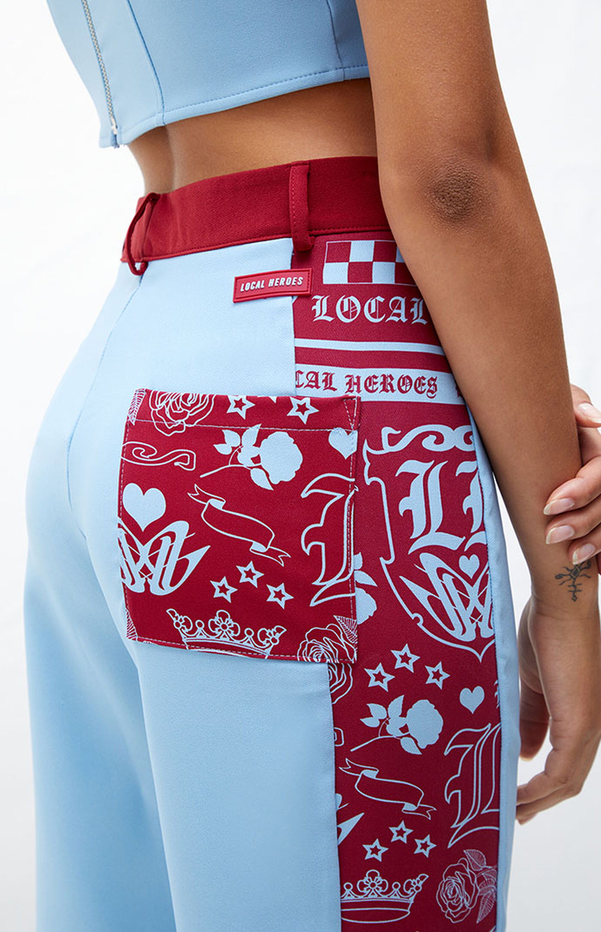 Local Heroes Majesty Straight Leg Trousers | Pacsun