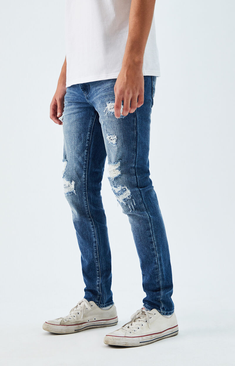 PacSun Medium Ripped Skinny Jeans | PacSun
