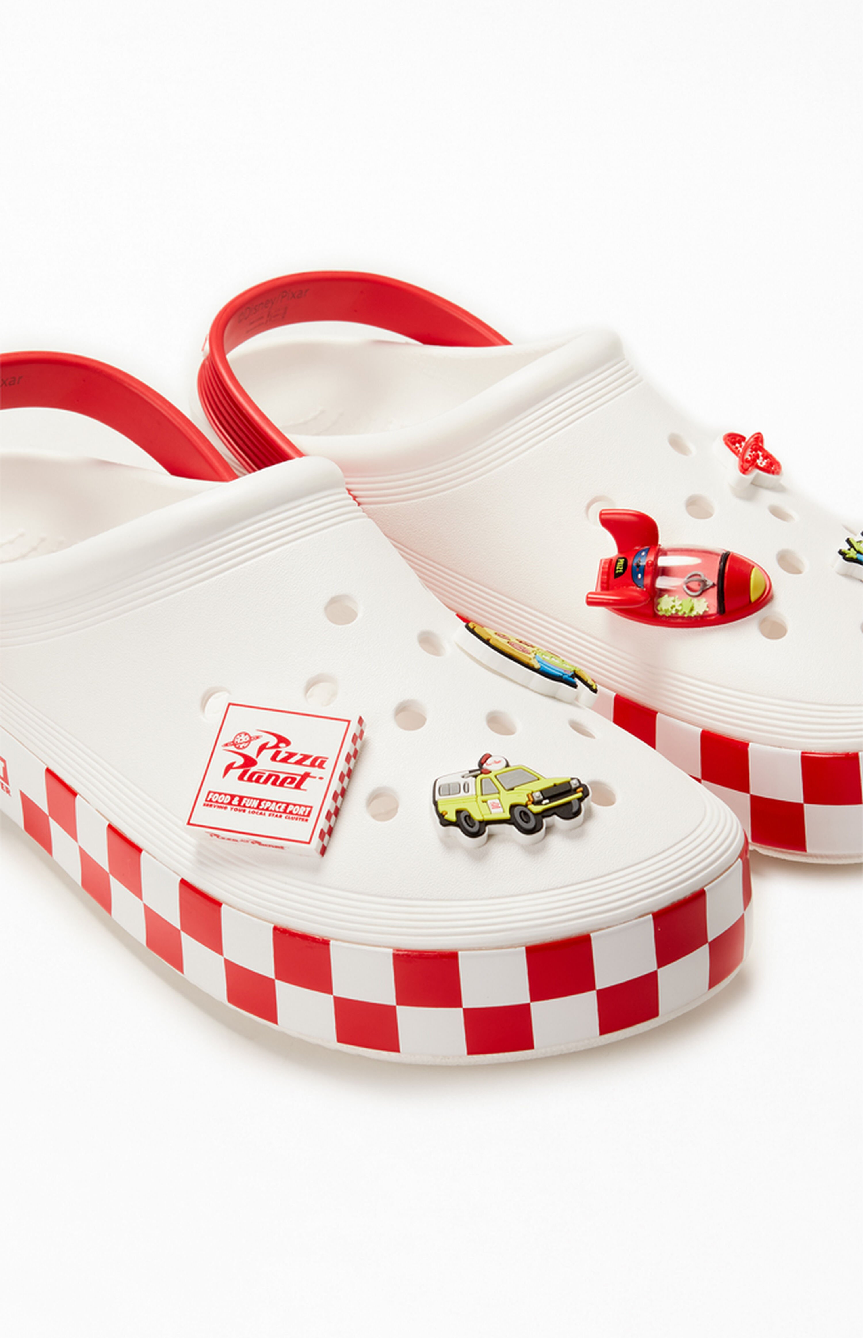 Crocs Toy Story Pizza Planet Classic Clogs | PacSun