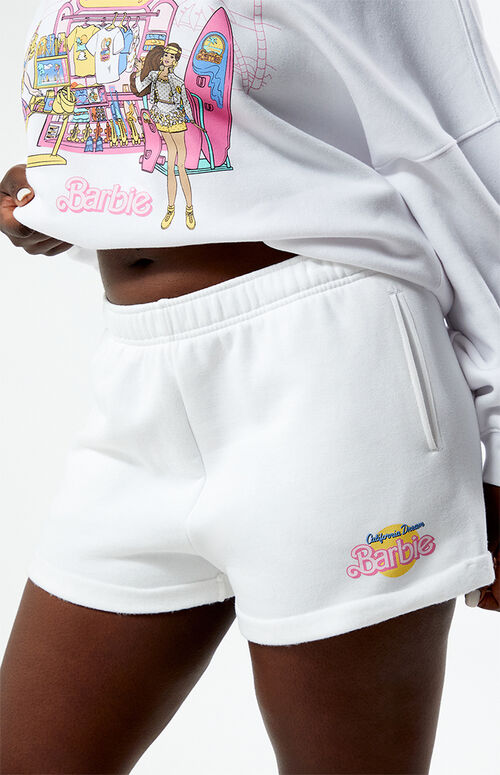 Barbie California Dream Sweat Shorts | Pacsun