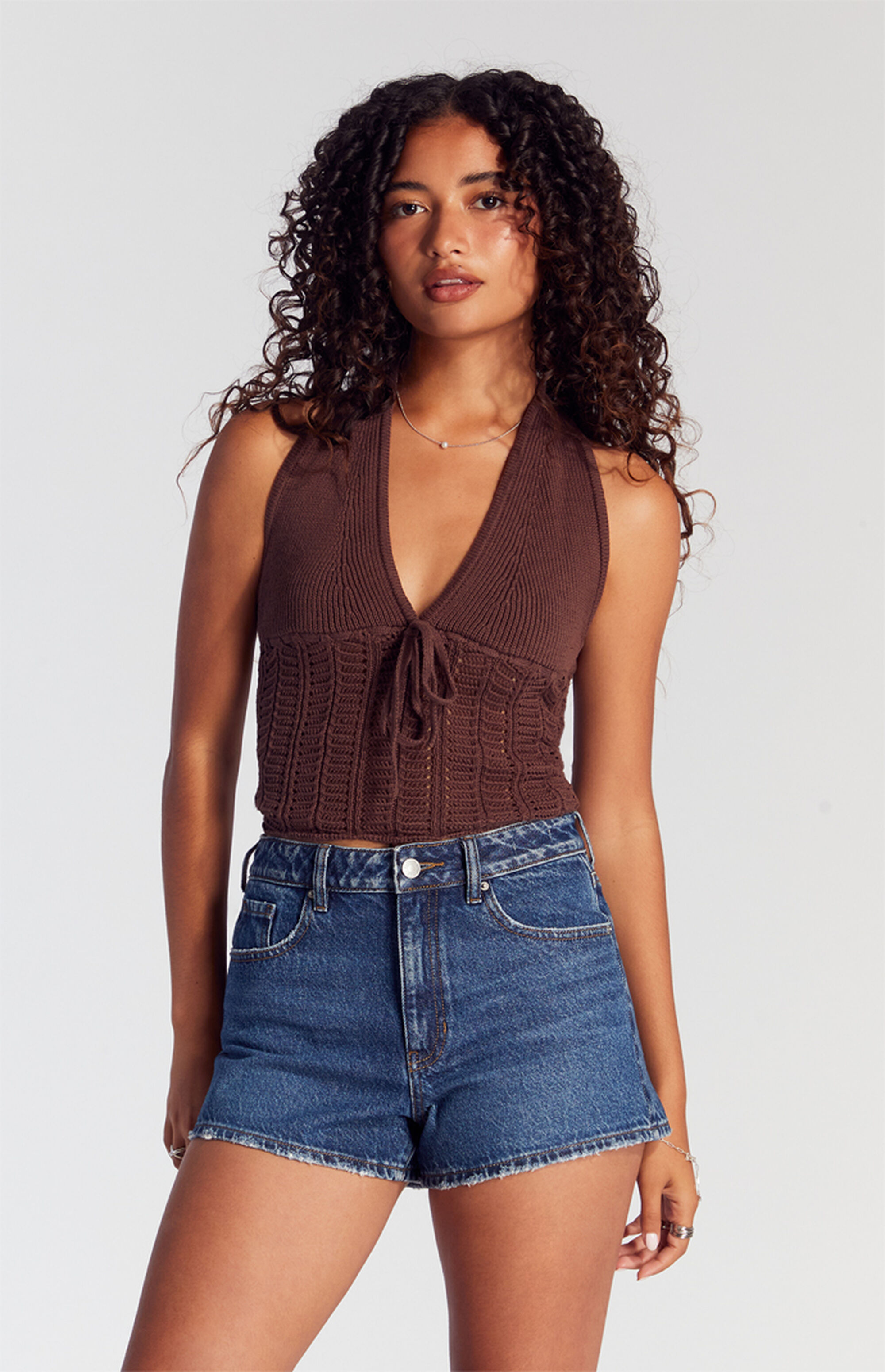 Pacsun Dark Indigo Denim Mom Shorts | PacSun