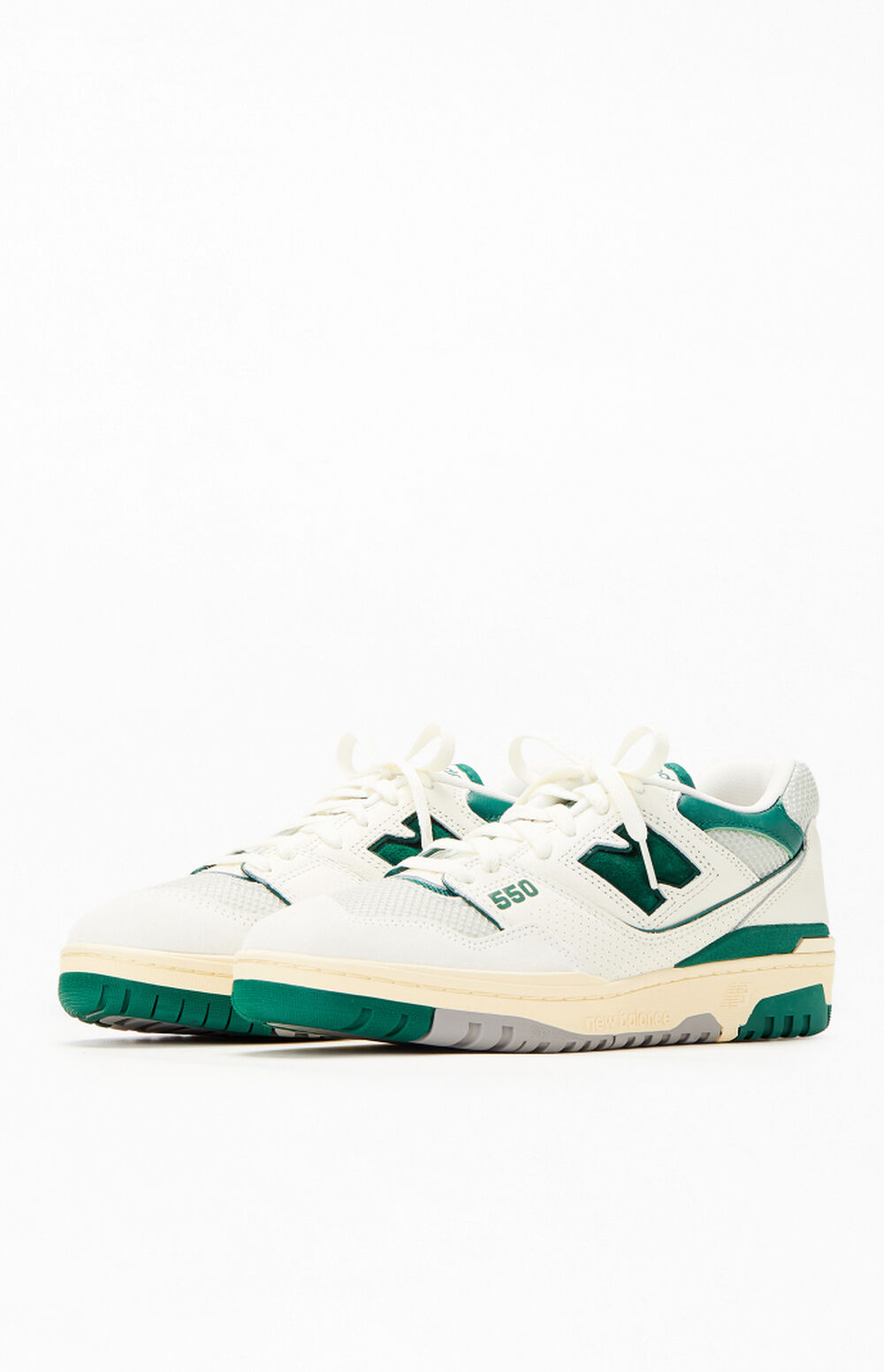 New Balance Green 550 Shoes | Pacsun