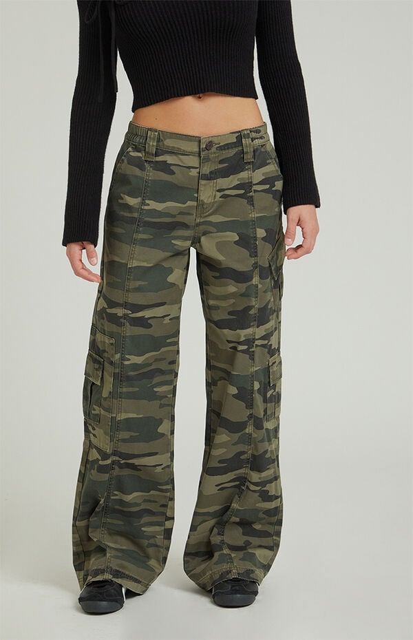Pacsun Camouflage Lightweight Low Rise Baggy Pants | PacSun