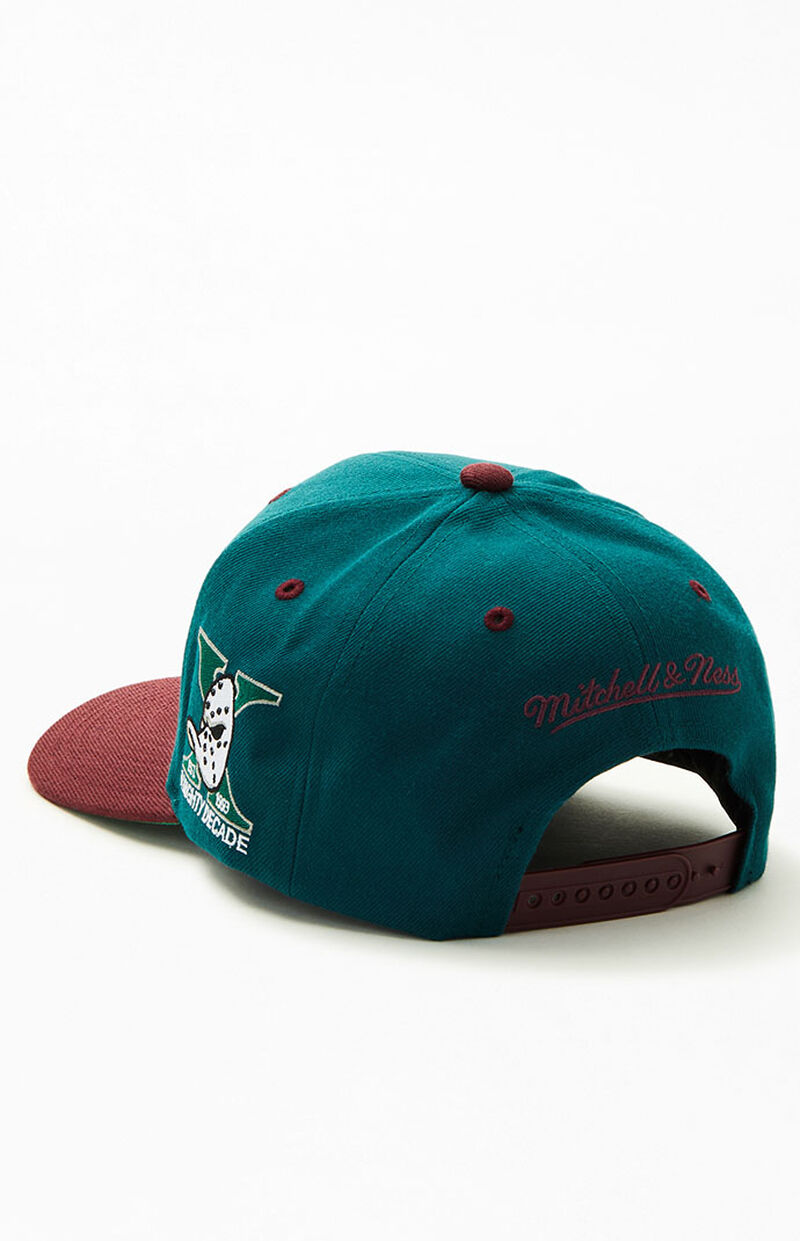 Mitchell & Ness Teal Anaheim Ducks Snapback Hat | Pacsun