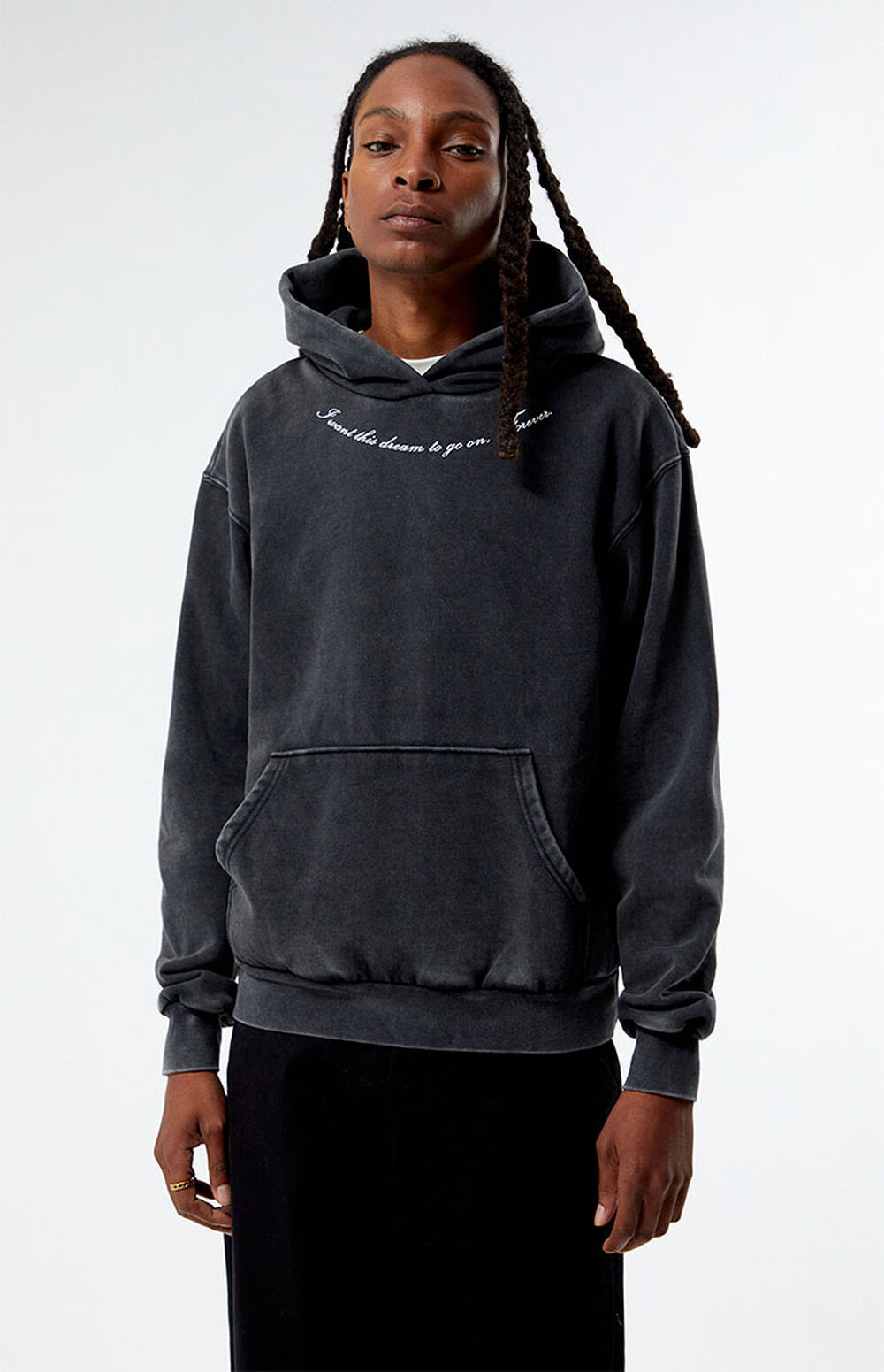 Pacsun Forever Script Hoodie Pacsun Pacsun Forever Script Hoodie Pacsun