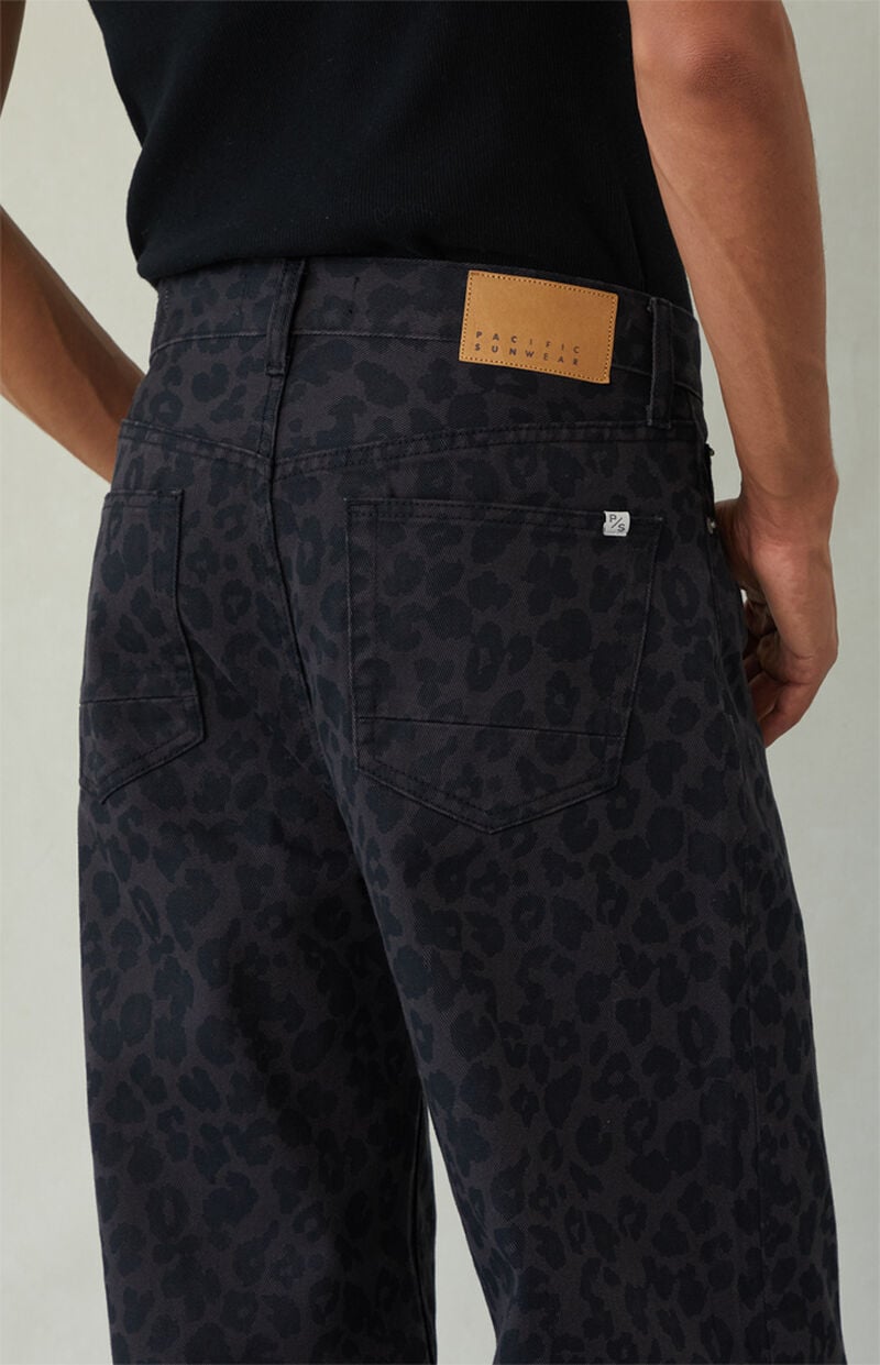 Pacsun Blake Extreme Baggy Jeans Leopard | Pacsun