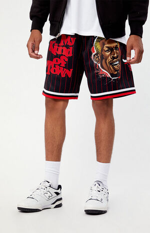 Mitchell & Ness Chicago Bulls Dennis Rodman My Kind of Town Shorts | PacSun