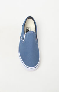 Vans Classic Blue Slip-On Shoes | PacSun