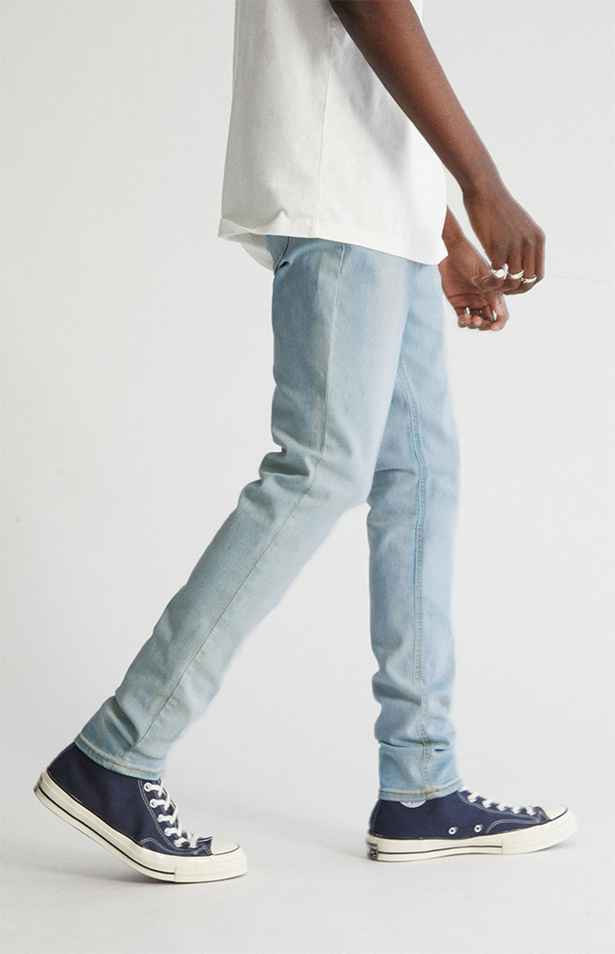 Pacsun Light Stacked Skinny Jeans | Pacsun