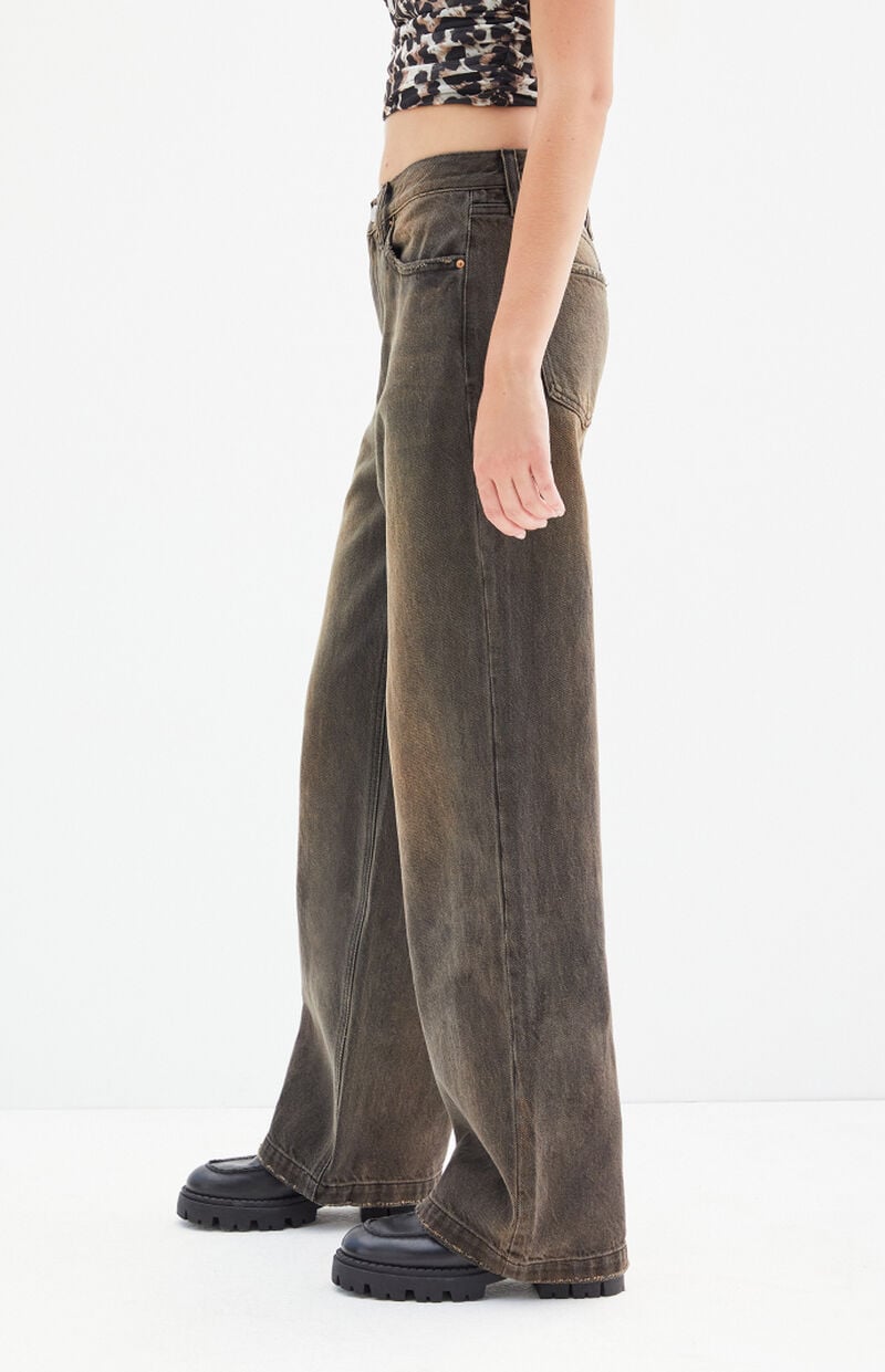 Pacsun Cali Brown Tint Baggy Boyfriend Jeans | Pacsun