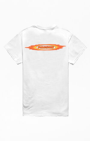 White Flames PacSun Logo T-Shirt | PacSun