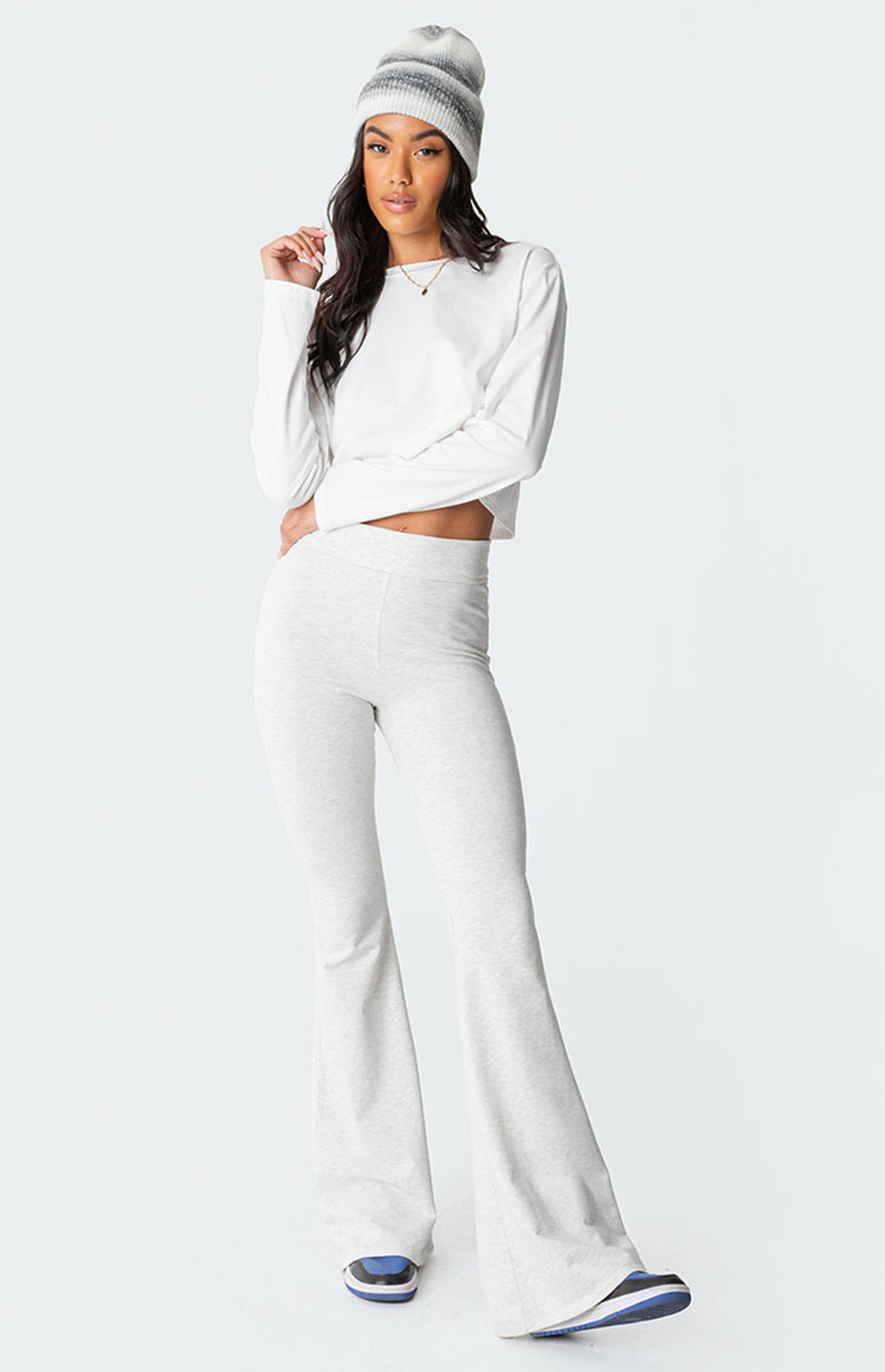 Edikted Naomi Flared Leggings | PacSun