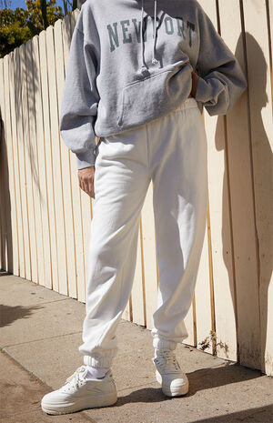John Galt White Rosa Sweatpants | PacSun